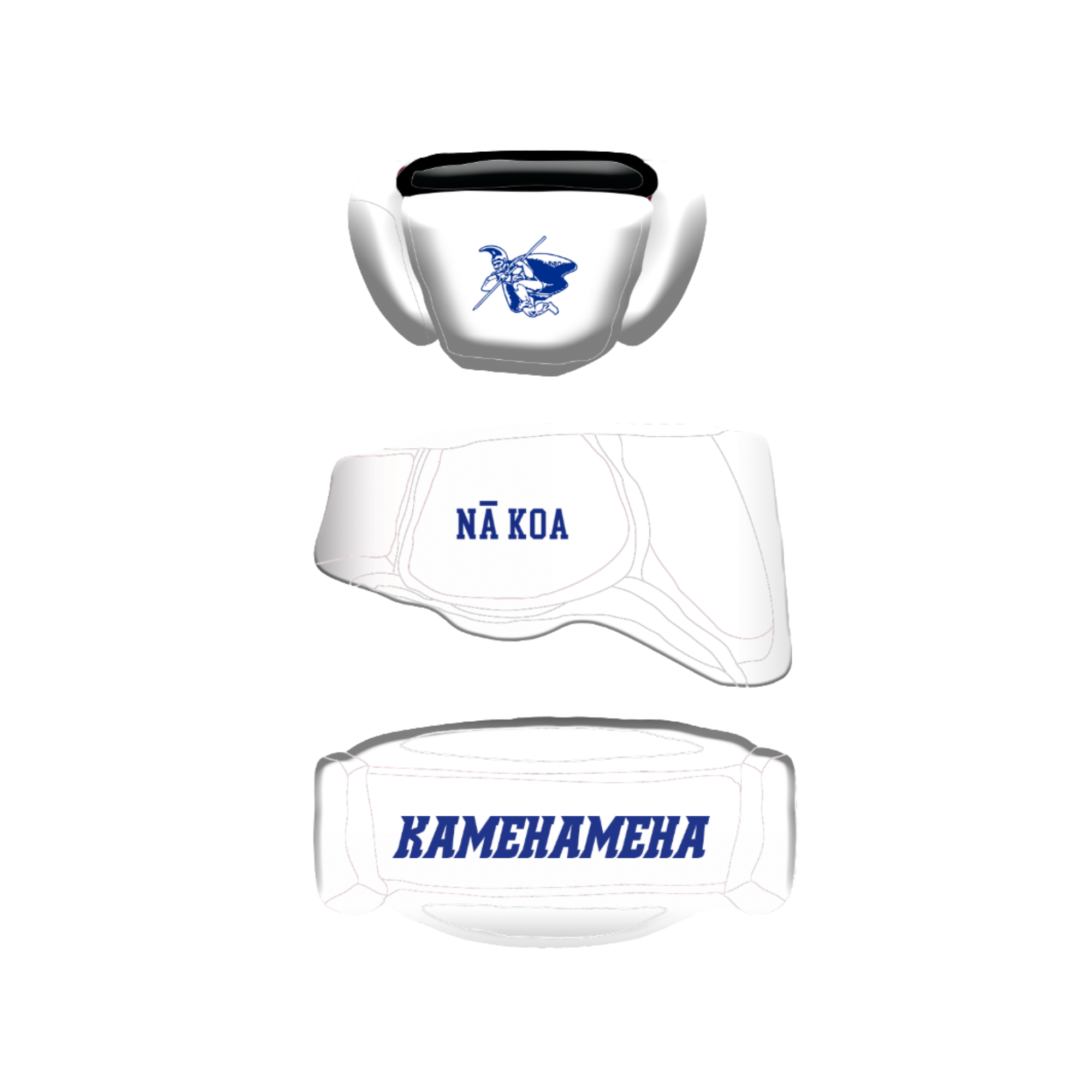 KSK 2026 Warriors Flag Football Helmet - Crown – Da Hoodie